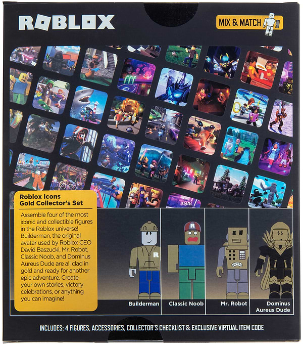 Коллекционные фигурки набор Jazwares Roblox Four Figure Pack Roblox ...