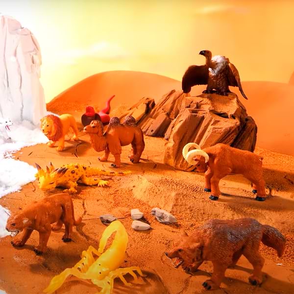 Стретч-антистресс Diramix DIRAMIX THE EPIC ANIMALS – ЛЕД ПРОТИВ ПУСТЫНИ ...