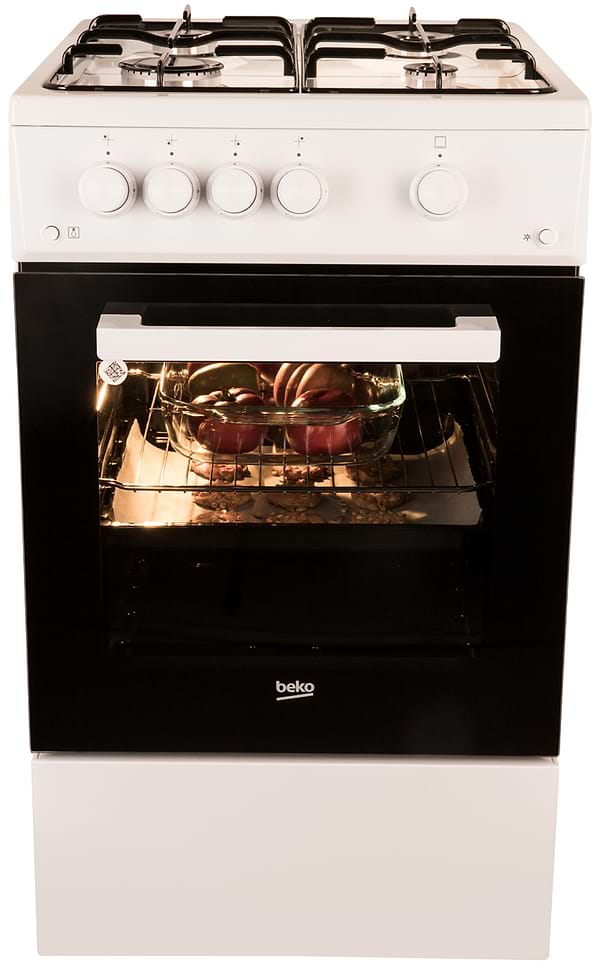 Плита газовая Beko FSG52020FW купить - цена, отзывы, характеристики | COMFY