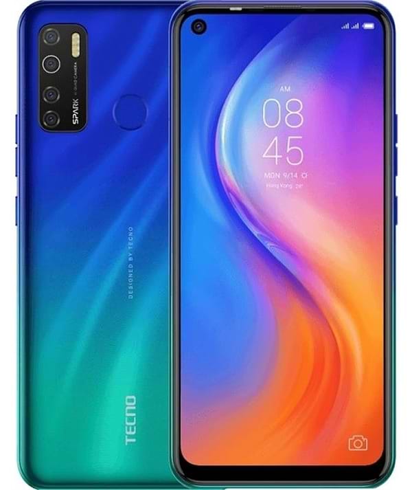 Смартфон Tecno Spark 5 Pro (KD7) 4/128GB Dual Sim Seabed Blue купить - цена, характеристики | COMFY